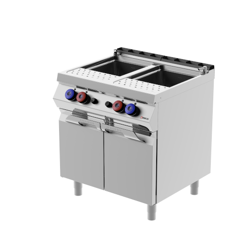 Cuocipasta a gas doppio